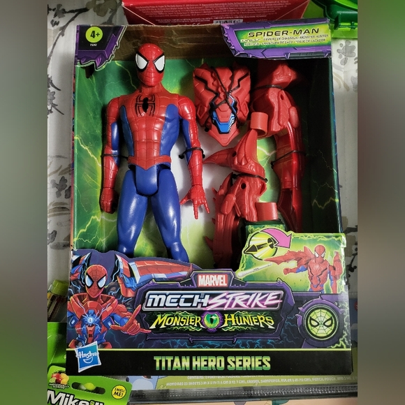 Toys | Marvel Mech Strike Monster Hunters Titan Hero Series Spiderman ...